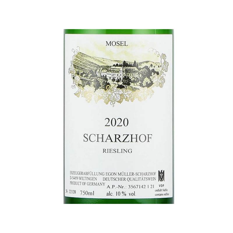 Egon Muller Scharzhof Riesling QbA 2020 – 와인집