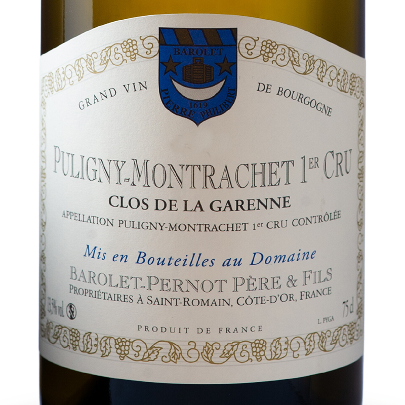 Barolet-Pernot Puligny-Montrachet 1er Cru Clos de la Garenne 2023 – 와인집